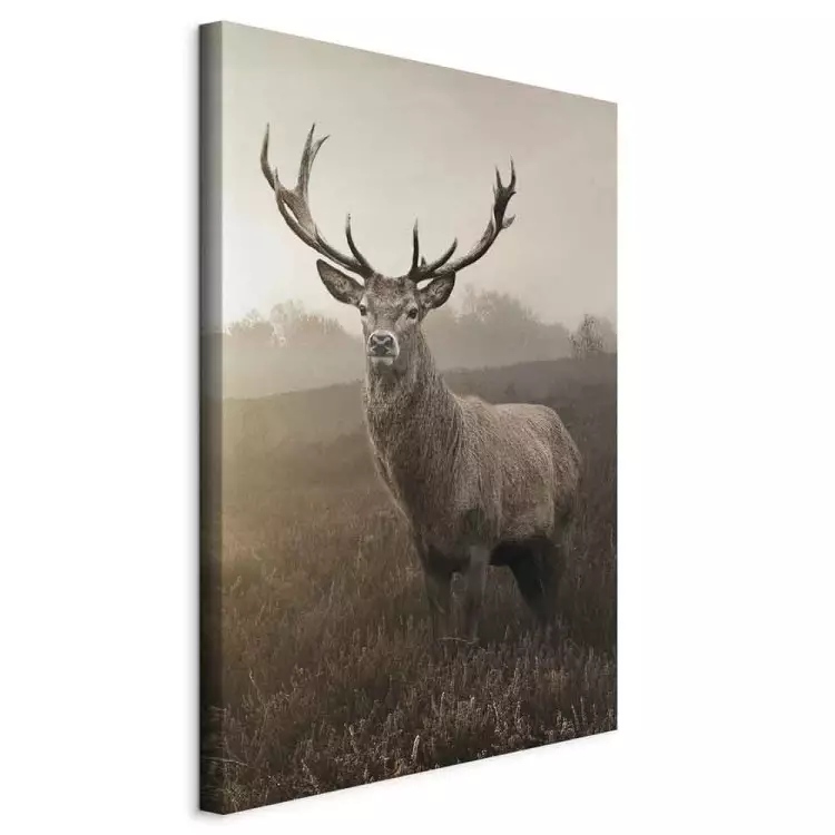 Foto auf Leinwand Reh in Sepia vertikal - Hirsche - bimago