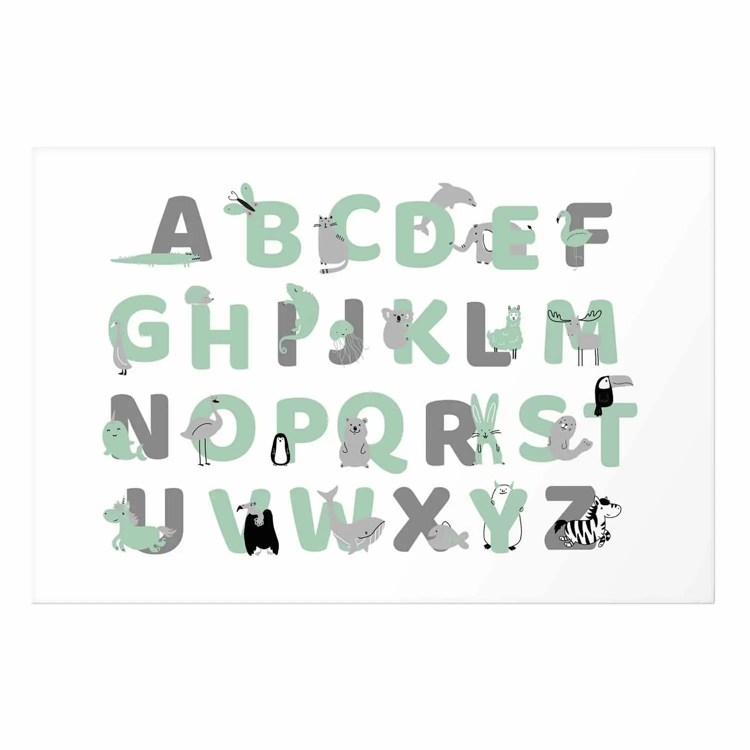 Poster Size Letters Pop Alphabet Print | Nelson De La Nuez The King Of
