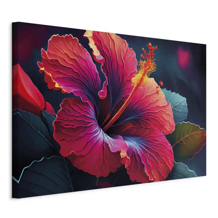 Leinwandbilder Exotische Blume - buntes Blumenmotiv in Großaufnahme ...