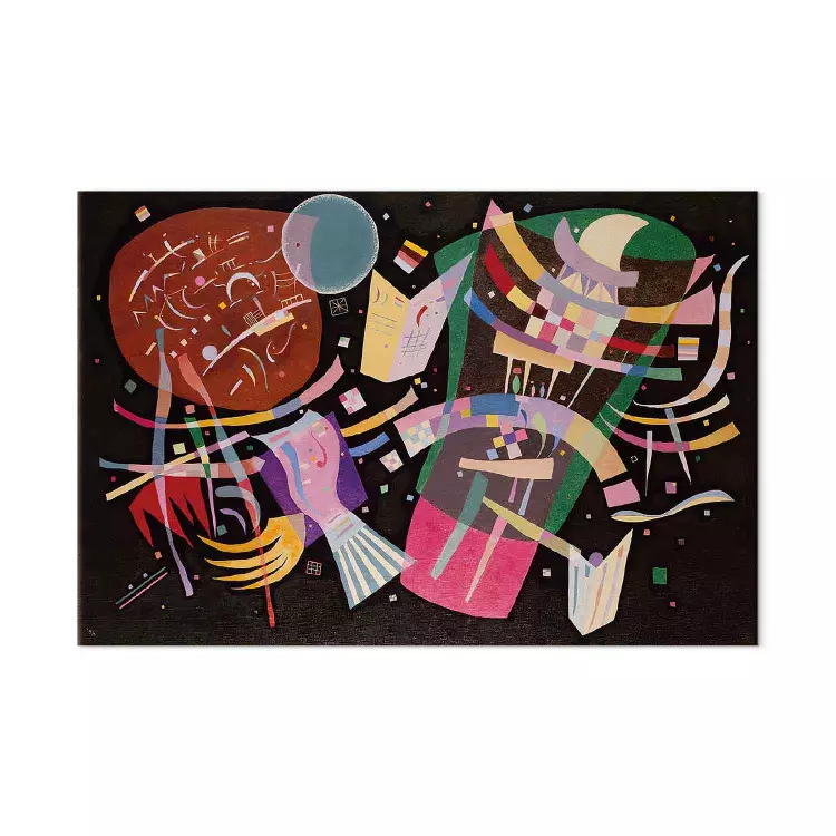 Wandbild XXL Komposition X - bunte Abstraktion von Wassily Kandinsky ...