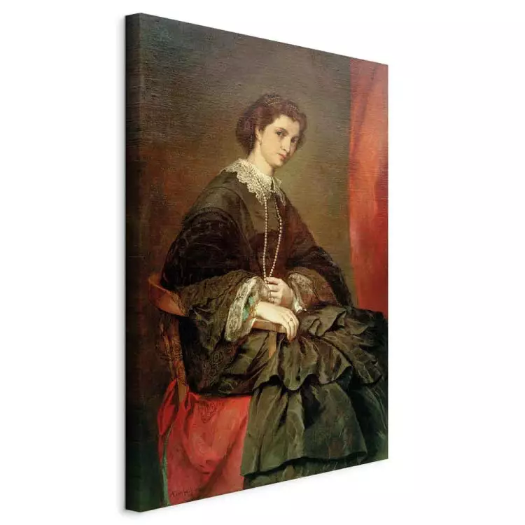 Wandbild Bildnis der Frau Stiebel - Anselm Feuerbach - bimago