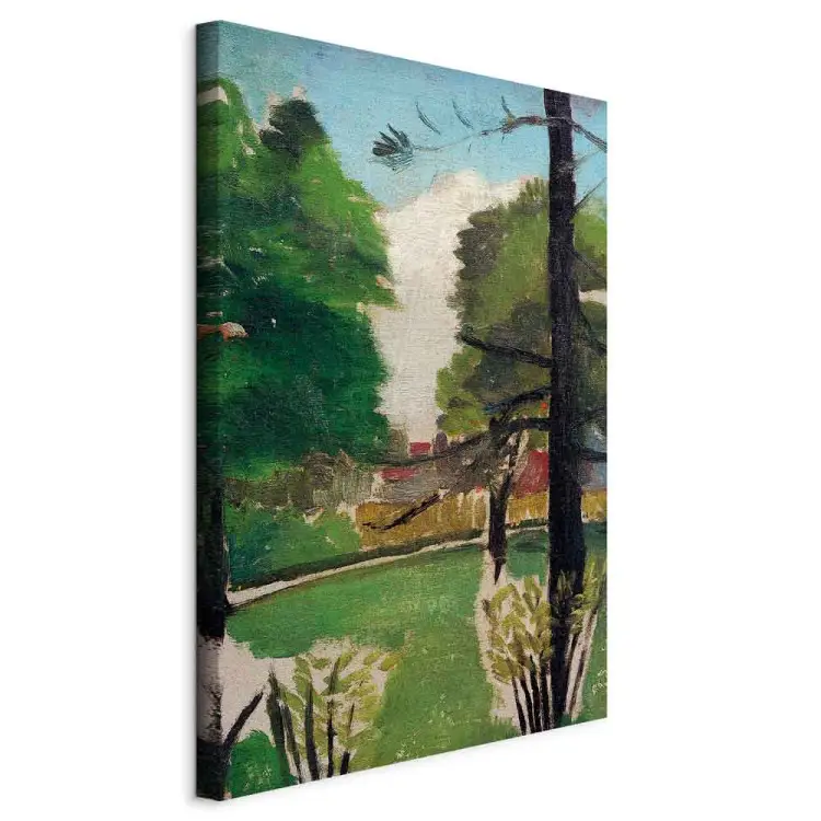 Kunstdruck Henri Rousseau - Skizze, Blick auf den Montsouris Park ...