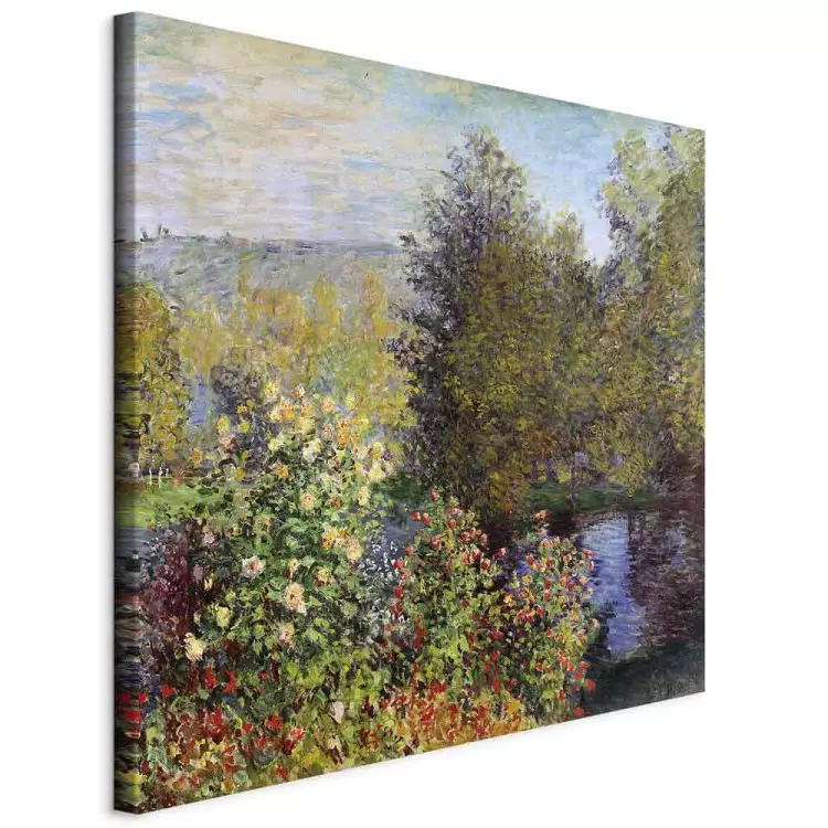 Wandbild Claude Monet - Ecke im Garten in Montgeron - Claude Monet - bimago