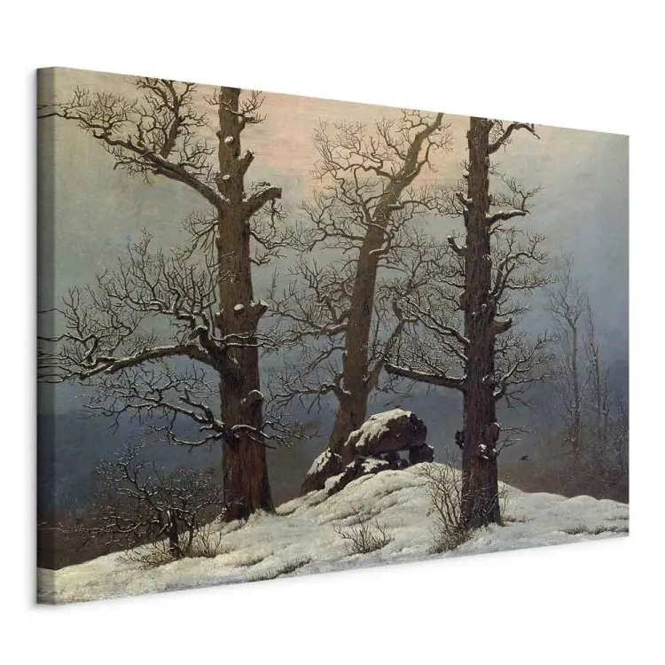 Reproduktion Caspar David Friedrich - Megalithgrab im Schnee - Caspar ...
