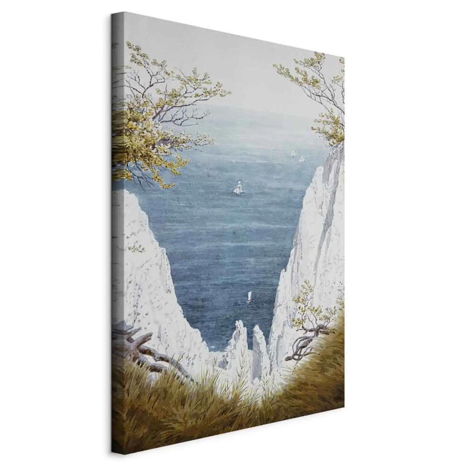 Kunstdruck Caspar David Friedrich - Die Wissower Klinken mit Blick auf ...