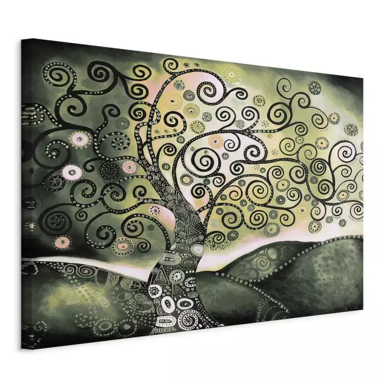 Bilder auf Leinwand Minzgrüner Baum - Bäume - bimago