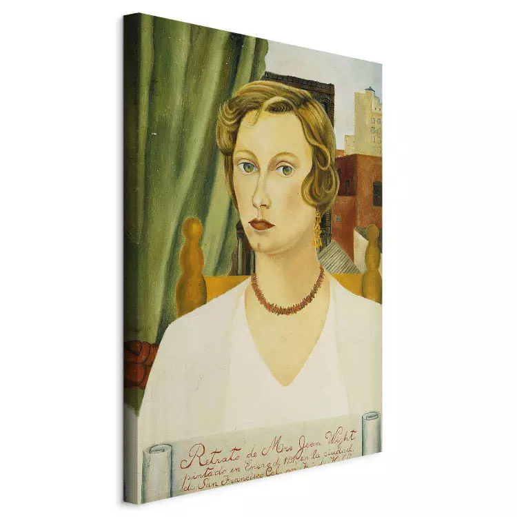 Kunstdruck Frida Kahlo - Porträt von Frau - Frida Kahlo - bimago