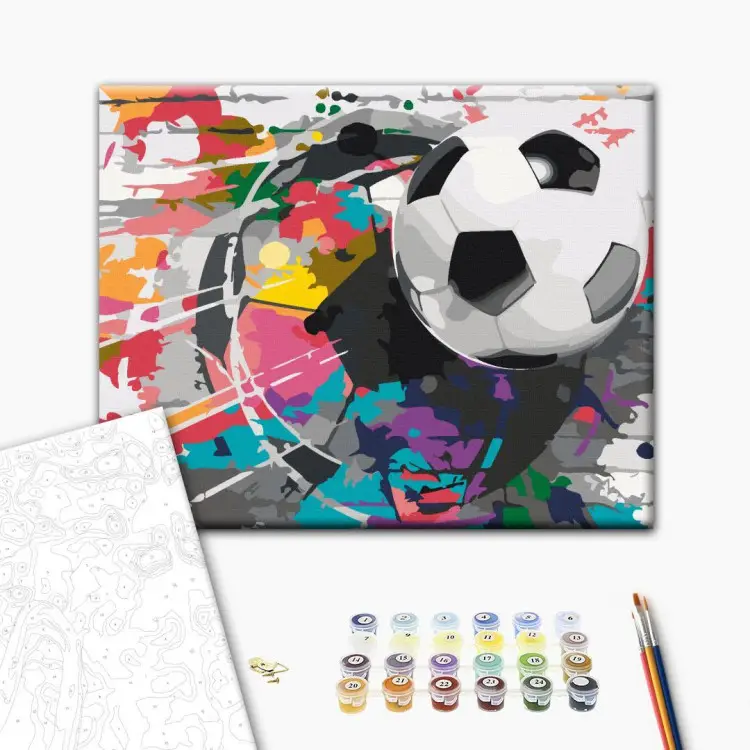 Malen nach Zahlen Bilder Colourful Ball - Kreativsets und Malset für ...