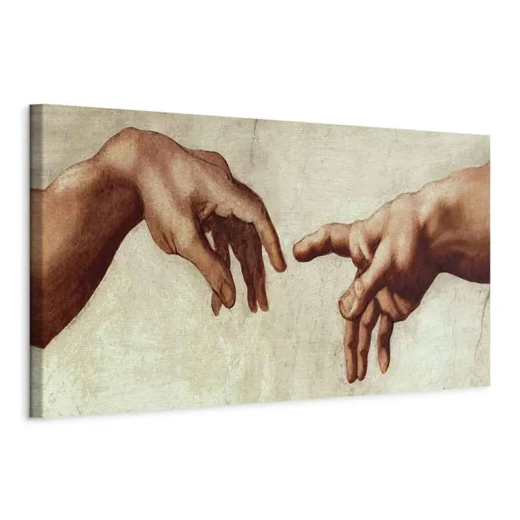 Bilder auf Leinwand Der Finger Gottes - Religiöse - bimago