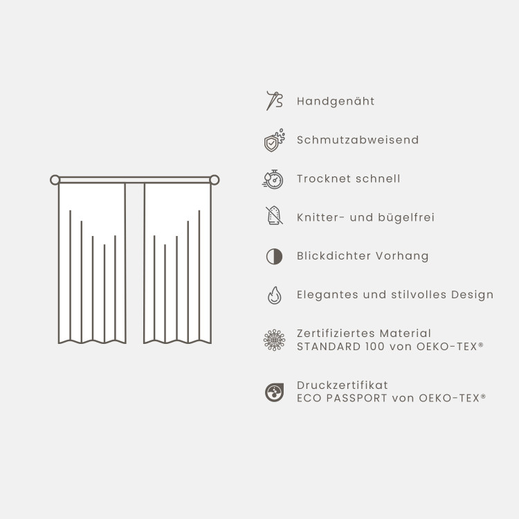 Fenstervorhang Elegenat geometry - a minimalist design with imitation ...